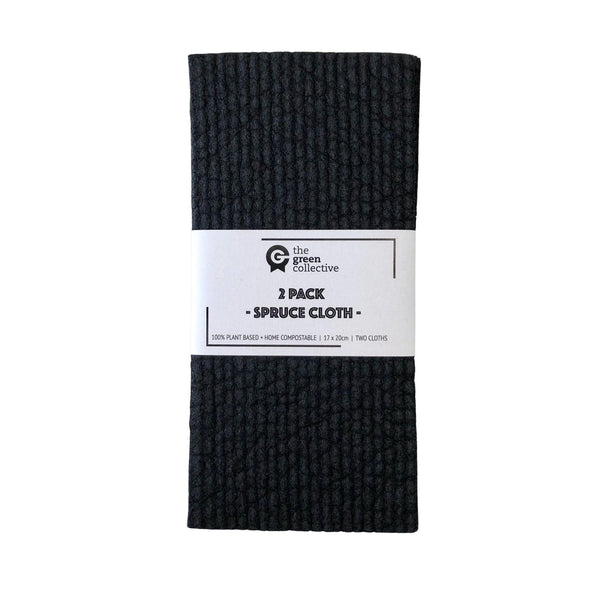 Black Spruce Cloths (2 dish cloths) | Kiwi Family Kitchen NZ