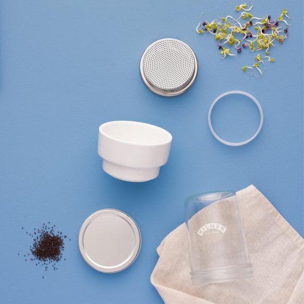 Kilner Glass Sprouting Set NZ | Grow Fresh Sprouts at Home - Kiwi ...