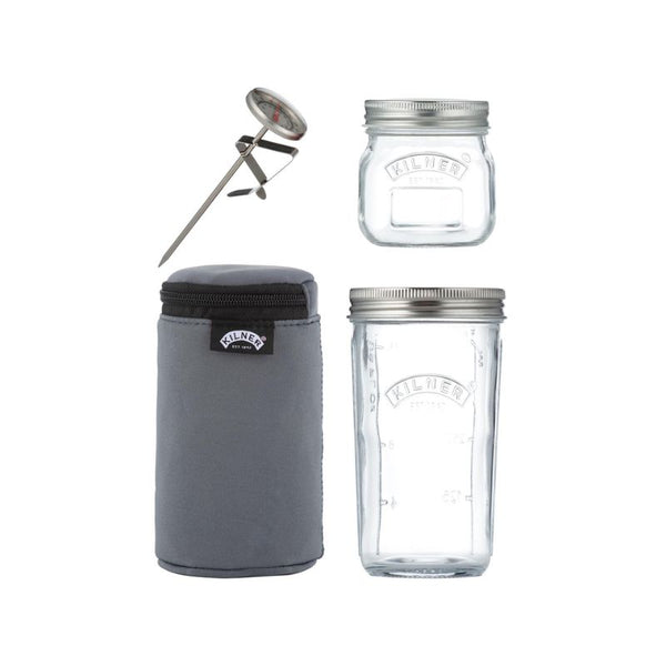 Kilner Glass Yoghurt Making Set - 500 mL | Homemade Yoghurt Kit NZ ...